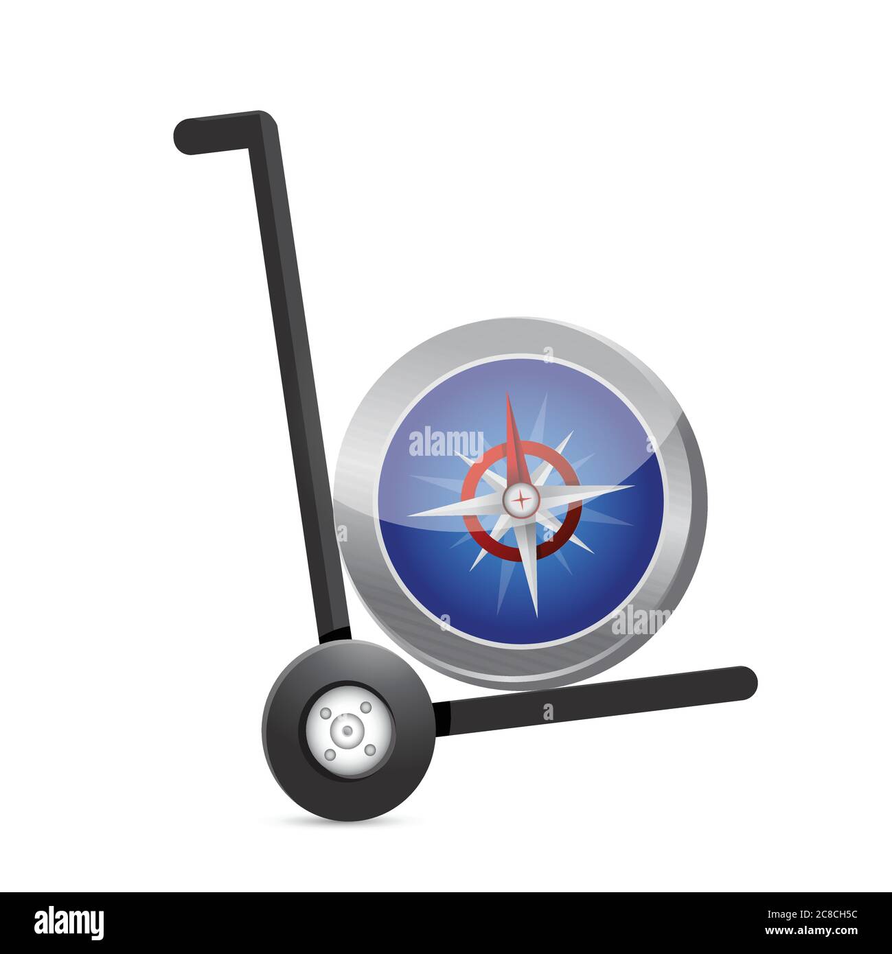 Wheeled trolley Stock Vector Images - Alamy