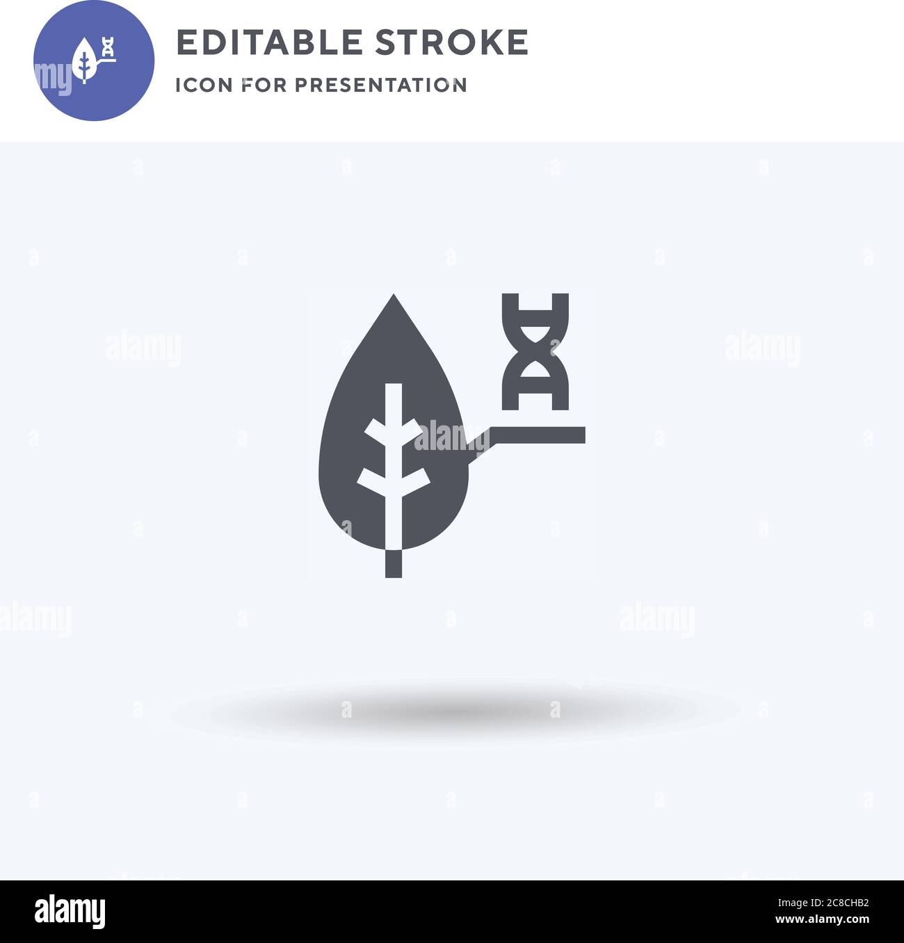 Gmo icon vector, filled flat sign, solid pictogram isolated on white ...