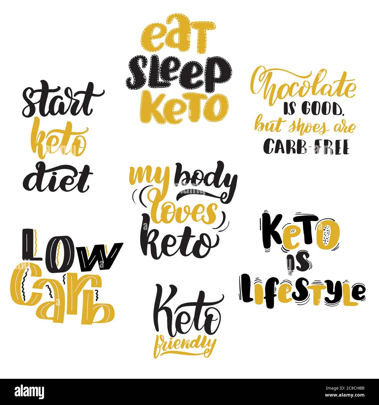 Vector calligraphy illustration isolated on white background Stock ...