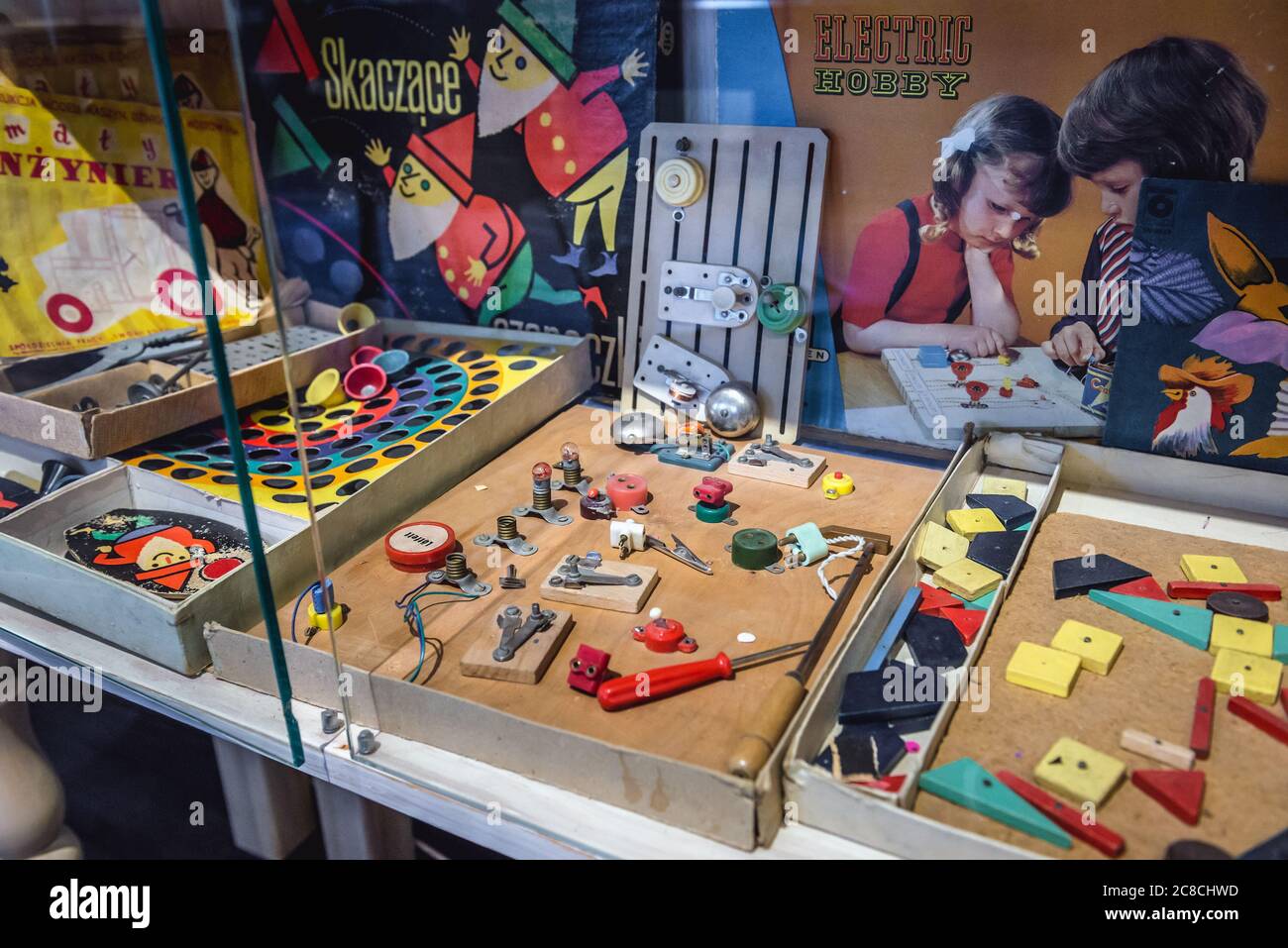 Old toys in Museum of Toys and Tales in Torun, Kuyavian Pomeranian ...