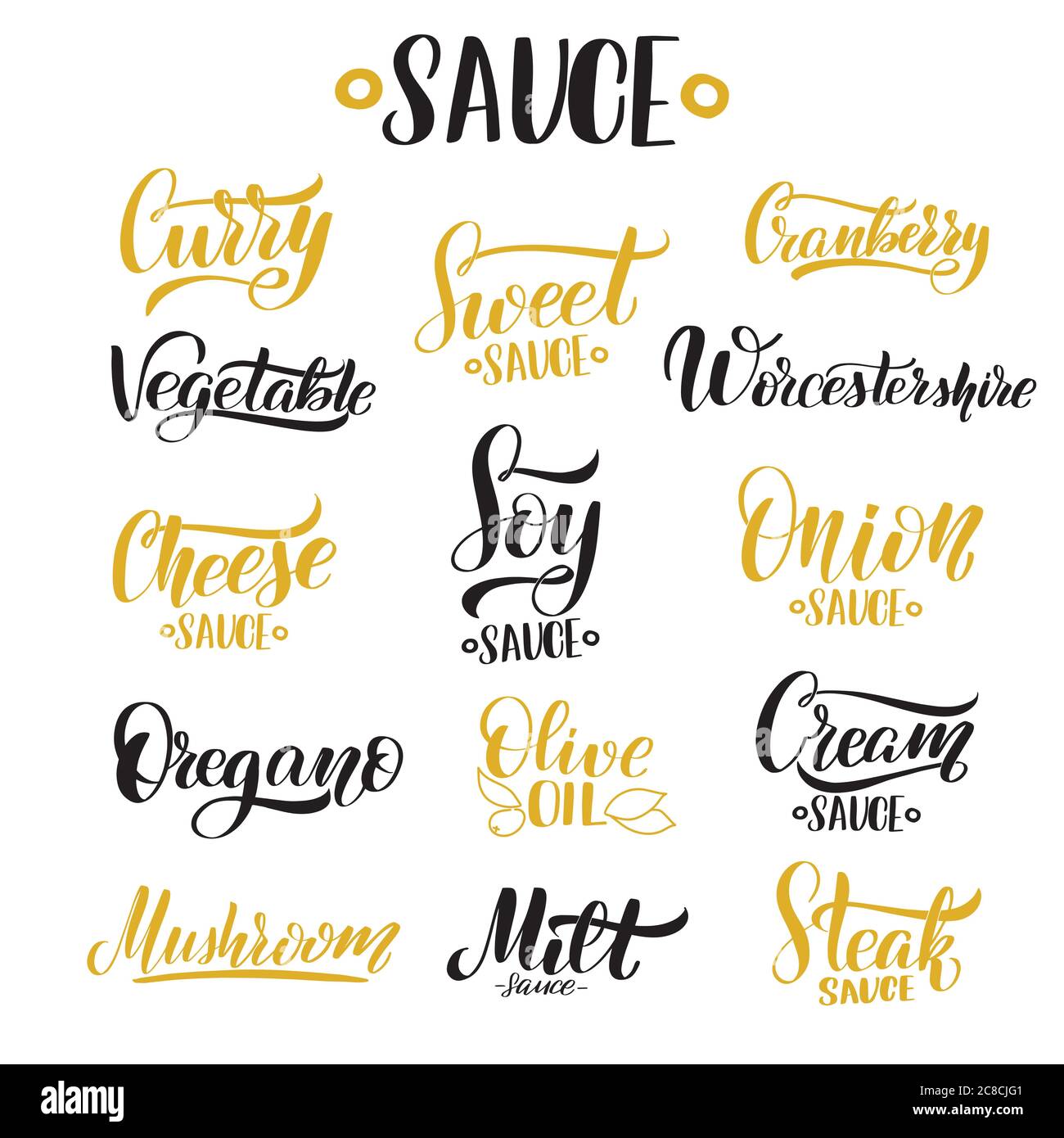 Vector calligraphy illustration isolated on white background Stock ...