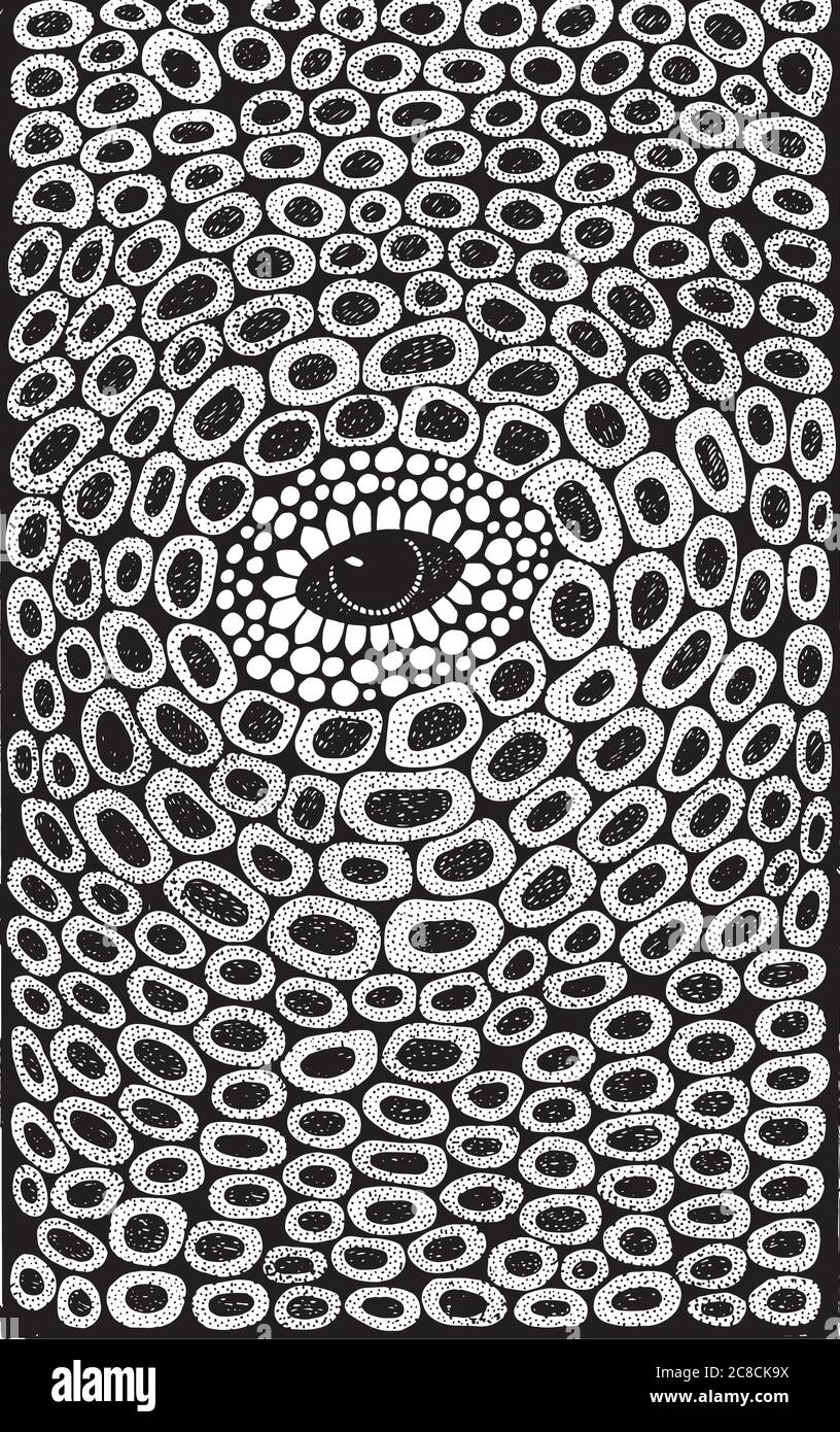 Eyeball drawing hi-res stock photography and images - Alamy