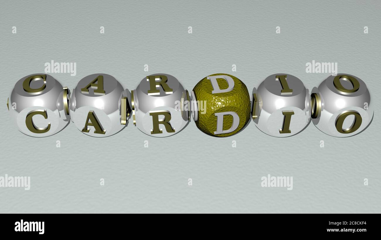 CARDIO combined by dice letters and color crossing for the related ...