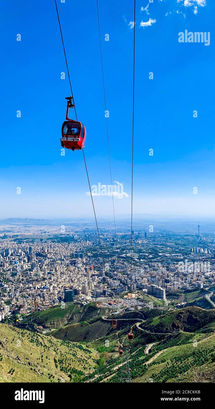 Tehran city from mountain Stock Photo - Alamy
