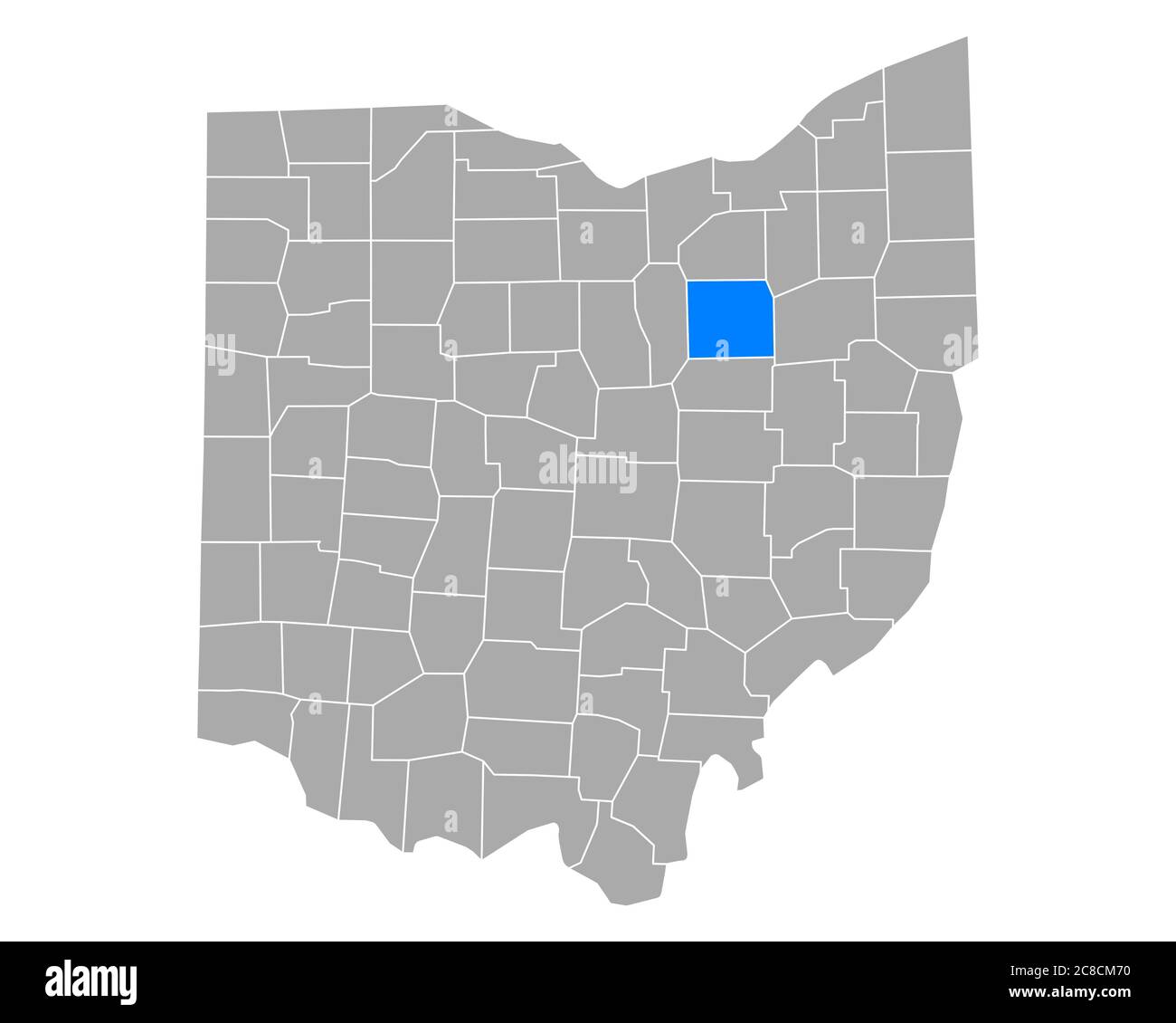 Wayne ohio map hi-res stock photography and images - Alamy