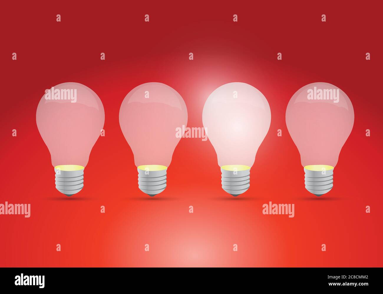 First light bulb Stock Vector Images - Alamy