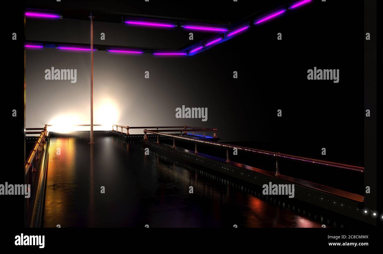 Strip Club Stage Background