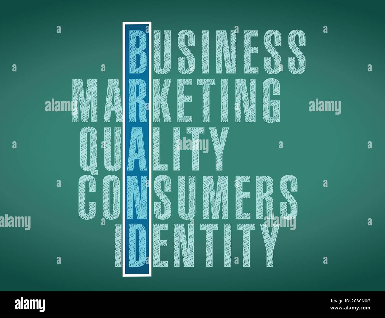 Blackboard keywords Stock Vector Images - Alamy