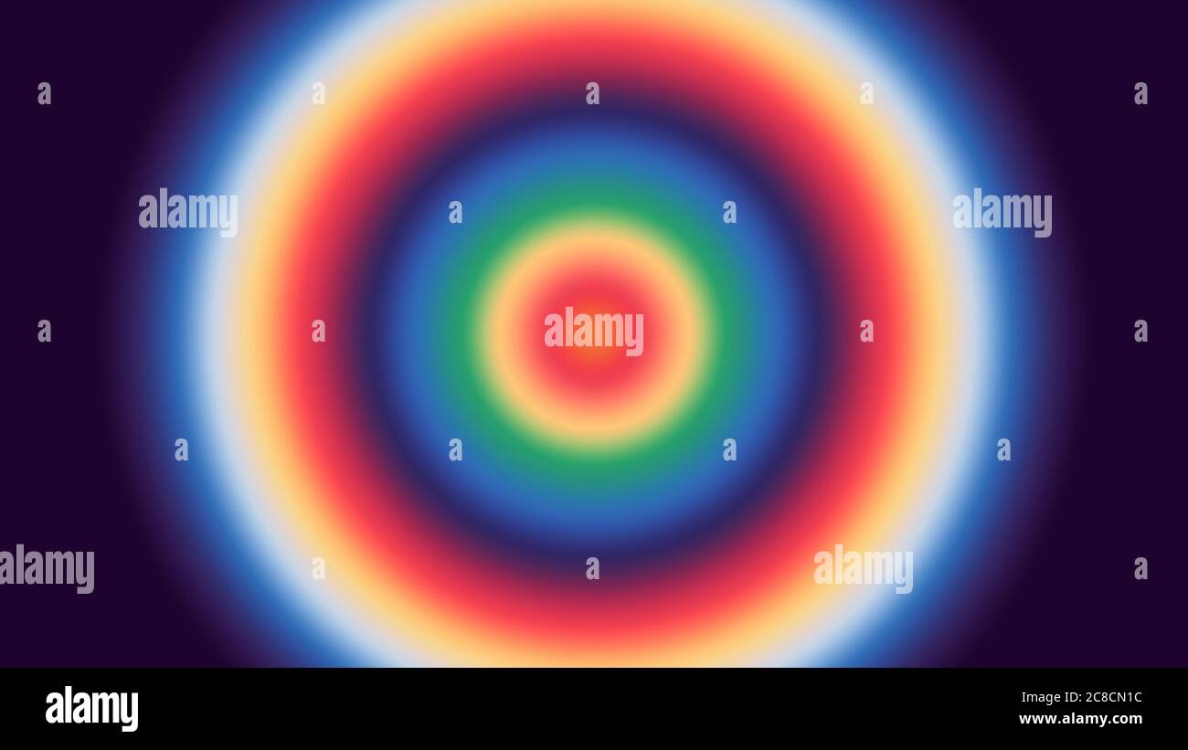 Out-of-focus circles of different colors.Texture or background Stock ...