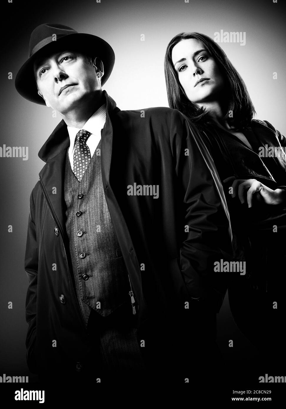 JAMES SPADER and MEGAN BOONE in THE BLACKLIST (2013), directed by JON ...