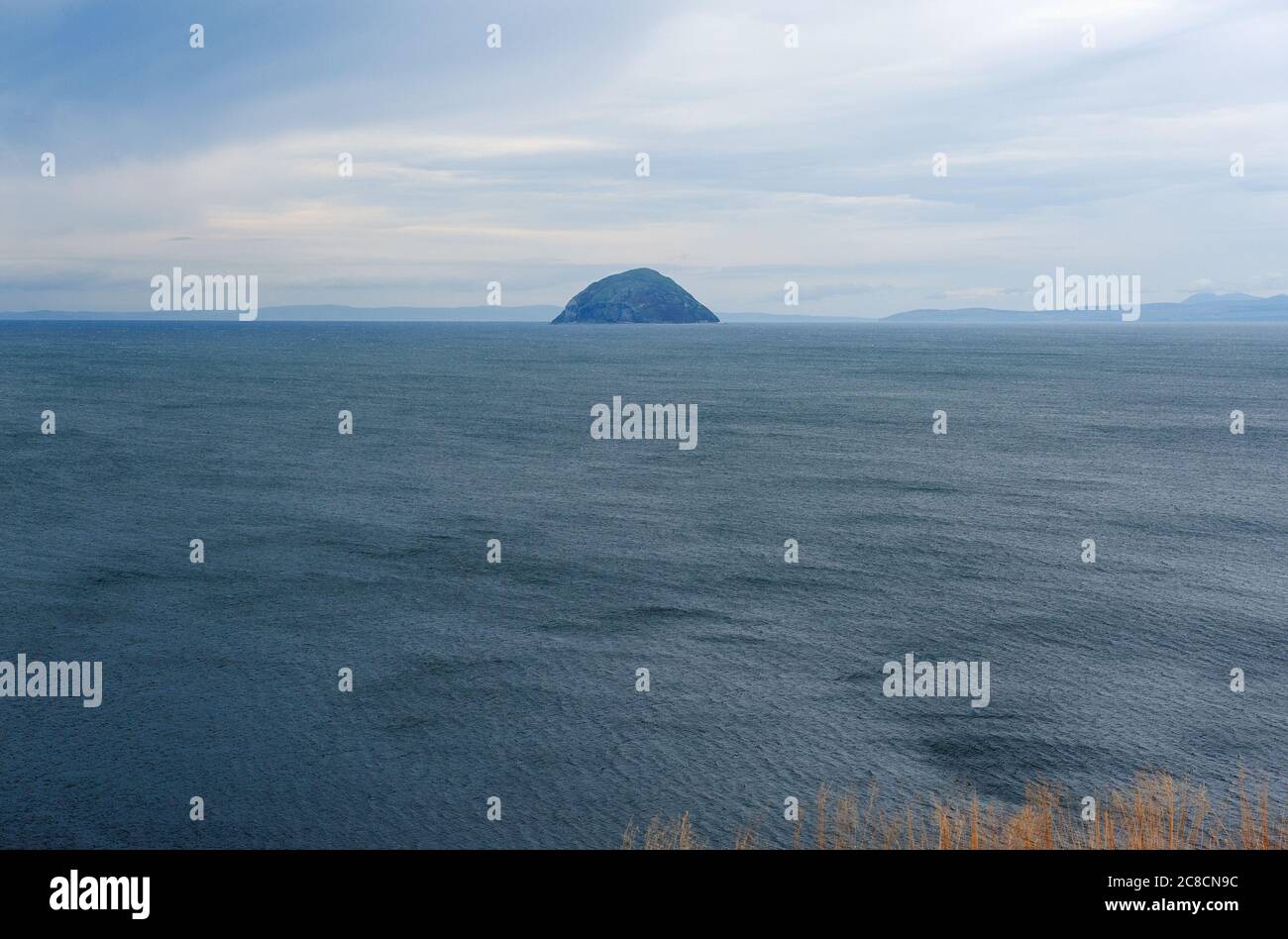 View on Ailsa Craig South Ayrshire, Scotland, UK Stock Photo - Alamy
