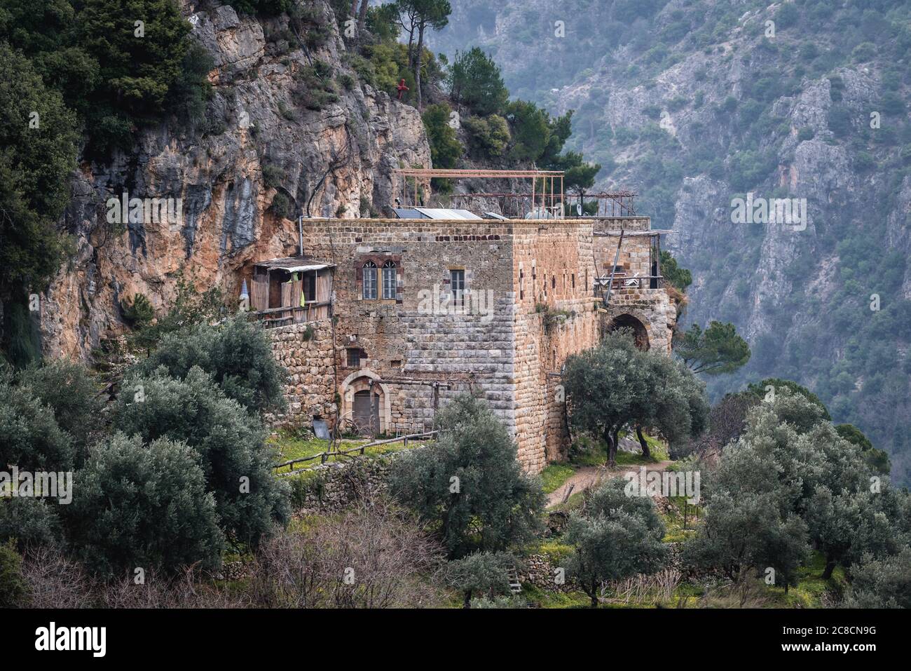 Holy valley of qannoubine hi-res stock photography and images - Alamy