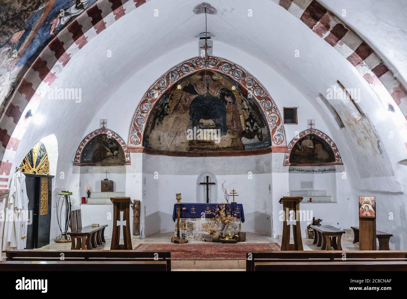 Maronite church interior hi-res stock photography and images - Alamy