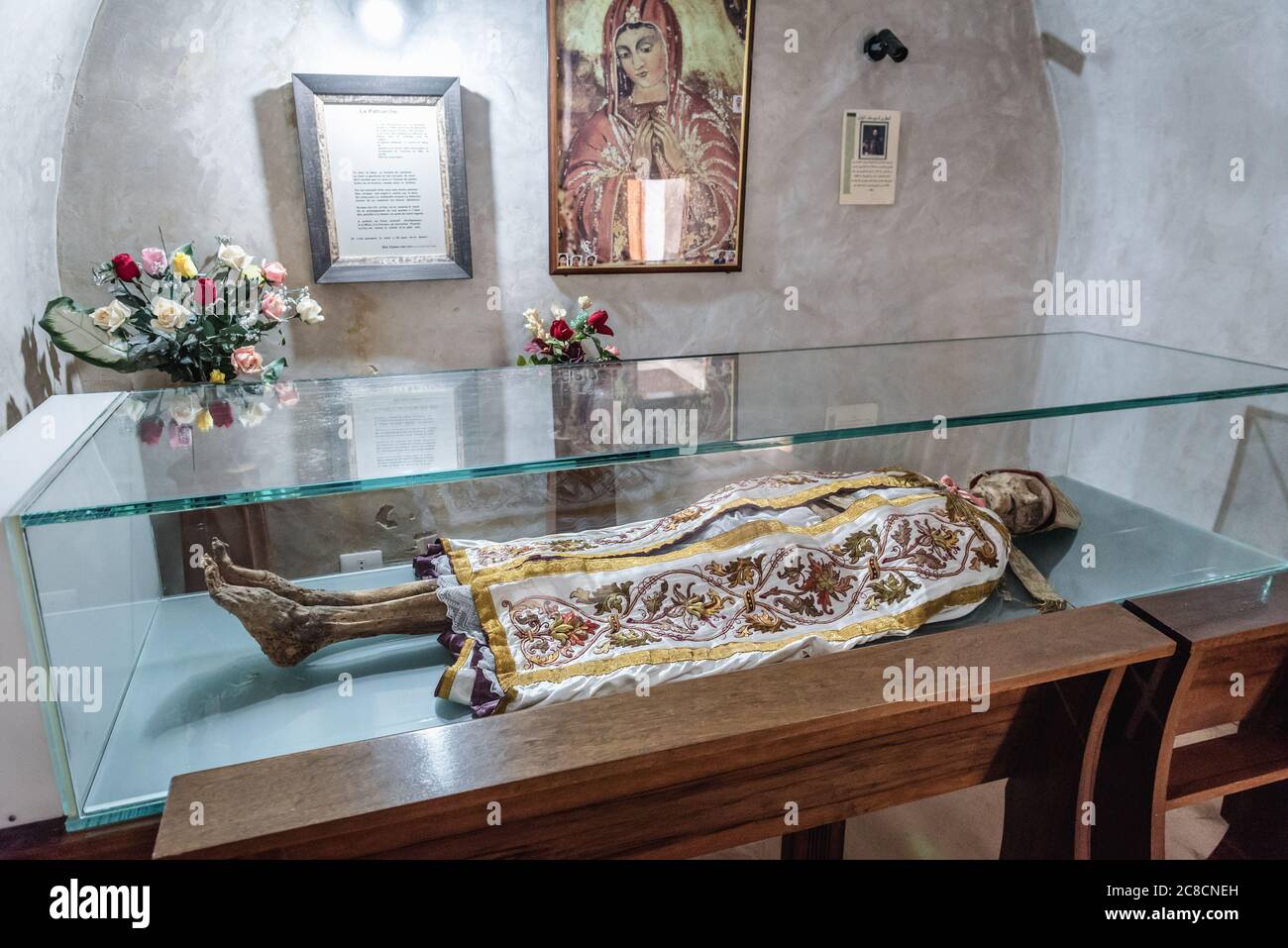 Patriarch mummified body in Our Lady of Qannoubine Monastery in Kadisha ...