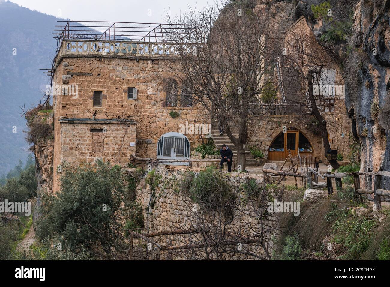 Our Lady of Qannoubine Monastery in Kadisha Valley also called Holy ...