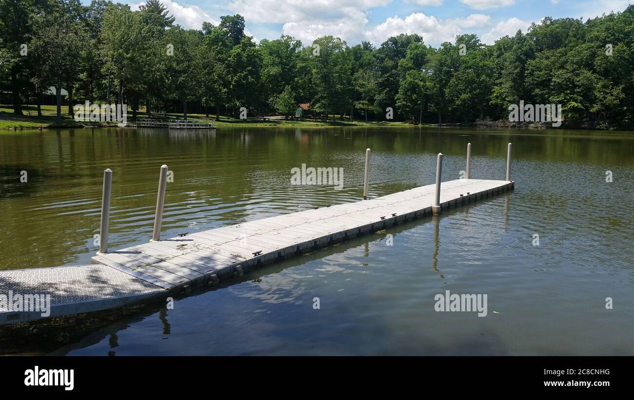 Circleville Park Silver Lake Small Floating Dock, Boat Launch, Pier ...