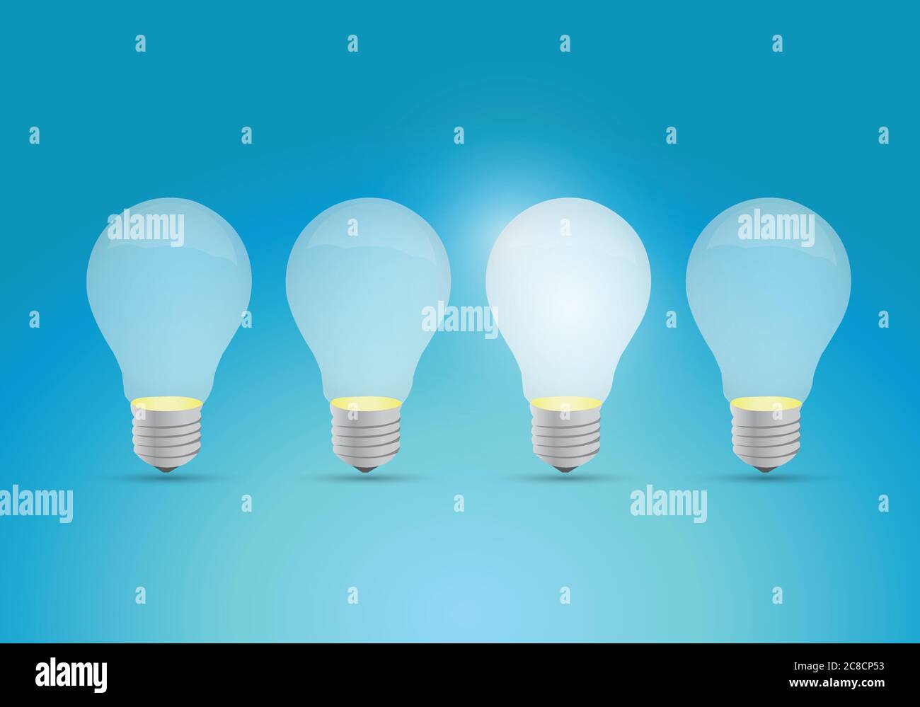 First light bulb Stock Vector Images - Alamy