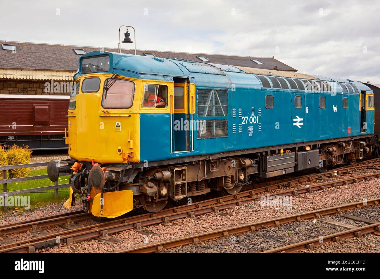 Type 2 Class 27 BoBo locomotive, British Railways No.27001 (D5347 Stock ...
