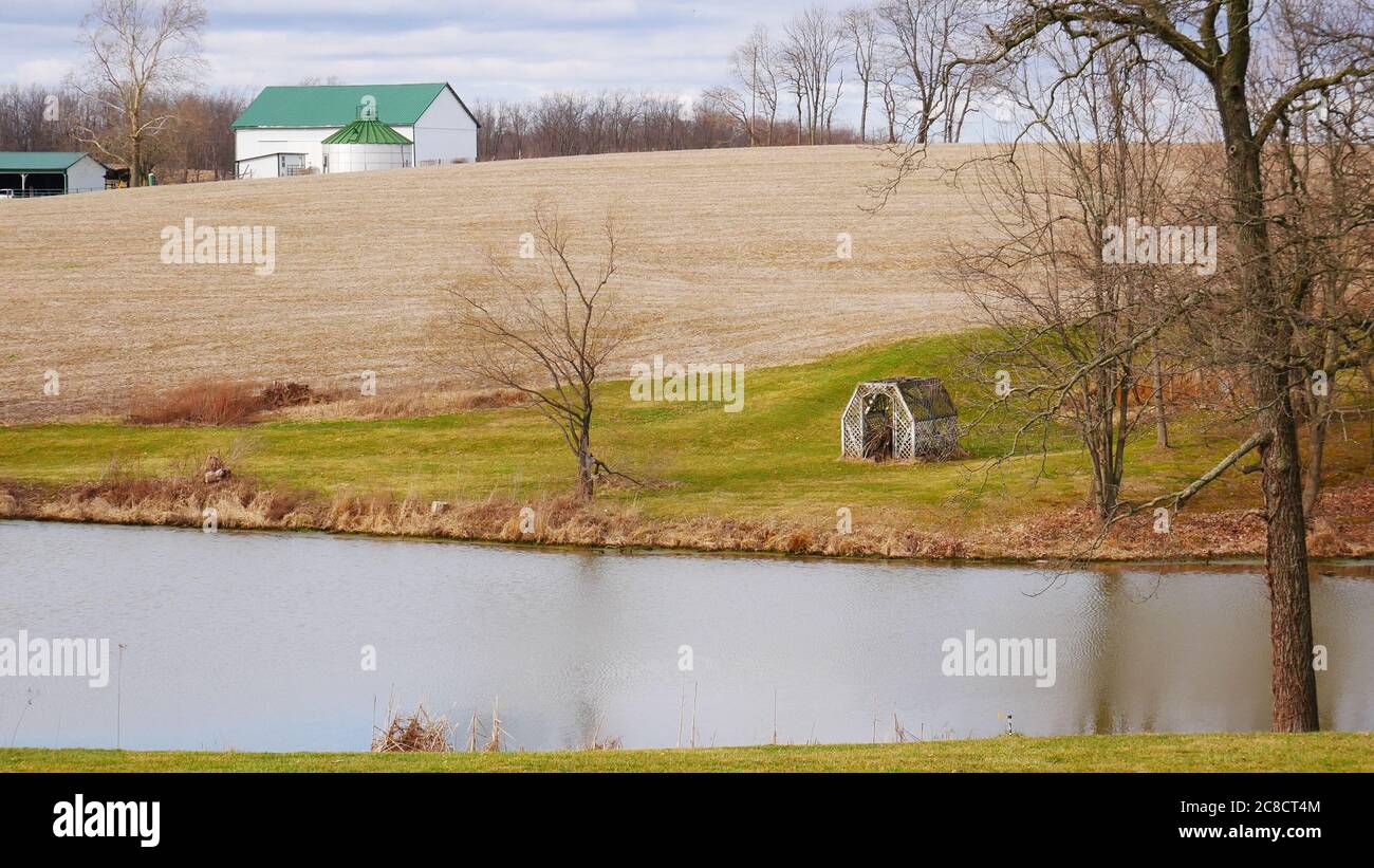 Landscape photo of Ohio farm Stock Photo - Alamy