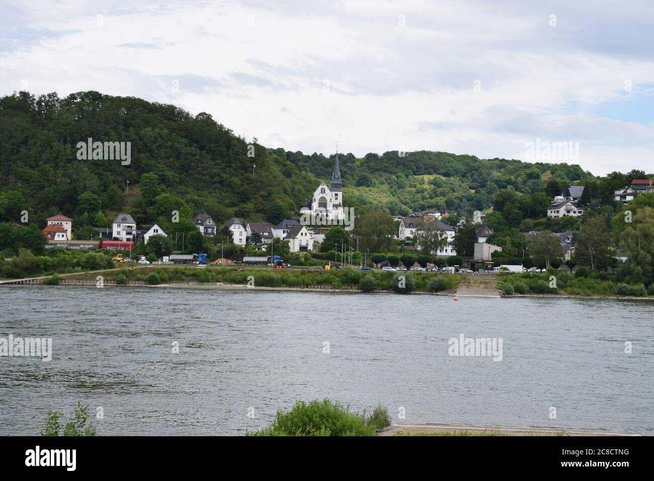 Rhine near Sinzig, between Koblenz and Bonn Stock Photo - Alamy