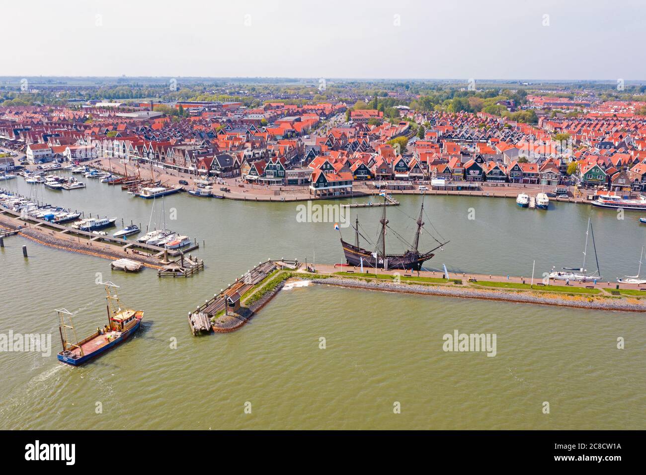 Village volendam hi-res stock photography and images - Alamy