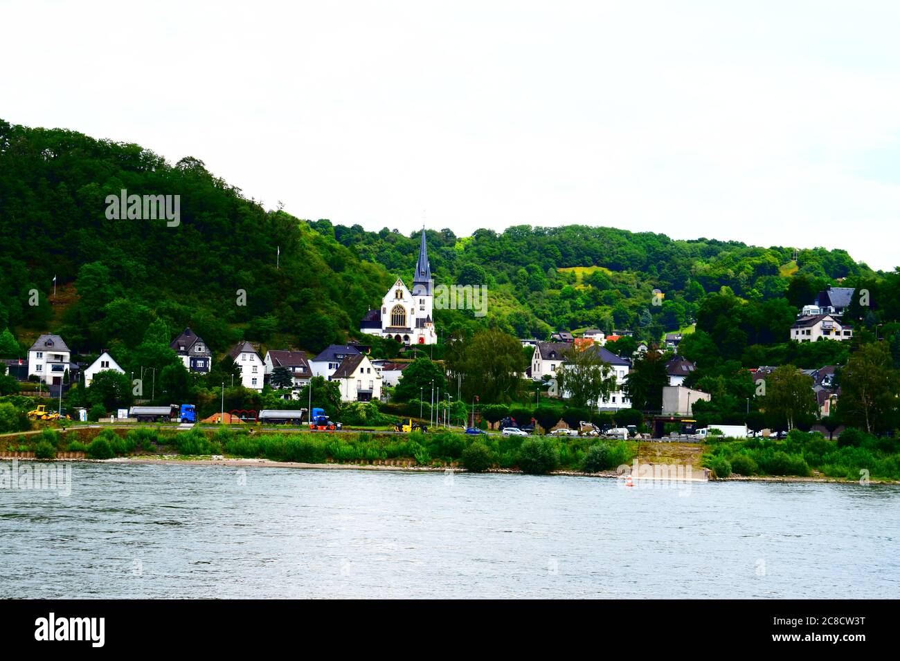 Rhine near Sinzig, between Koblenz and Bonn Stock Photo - Alamy