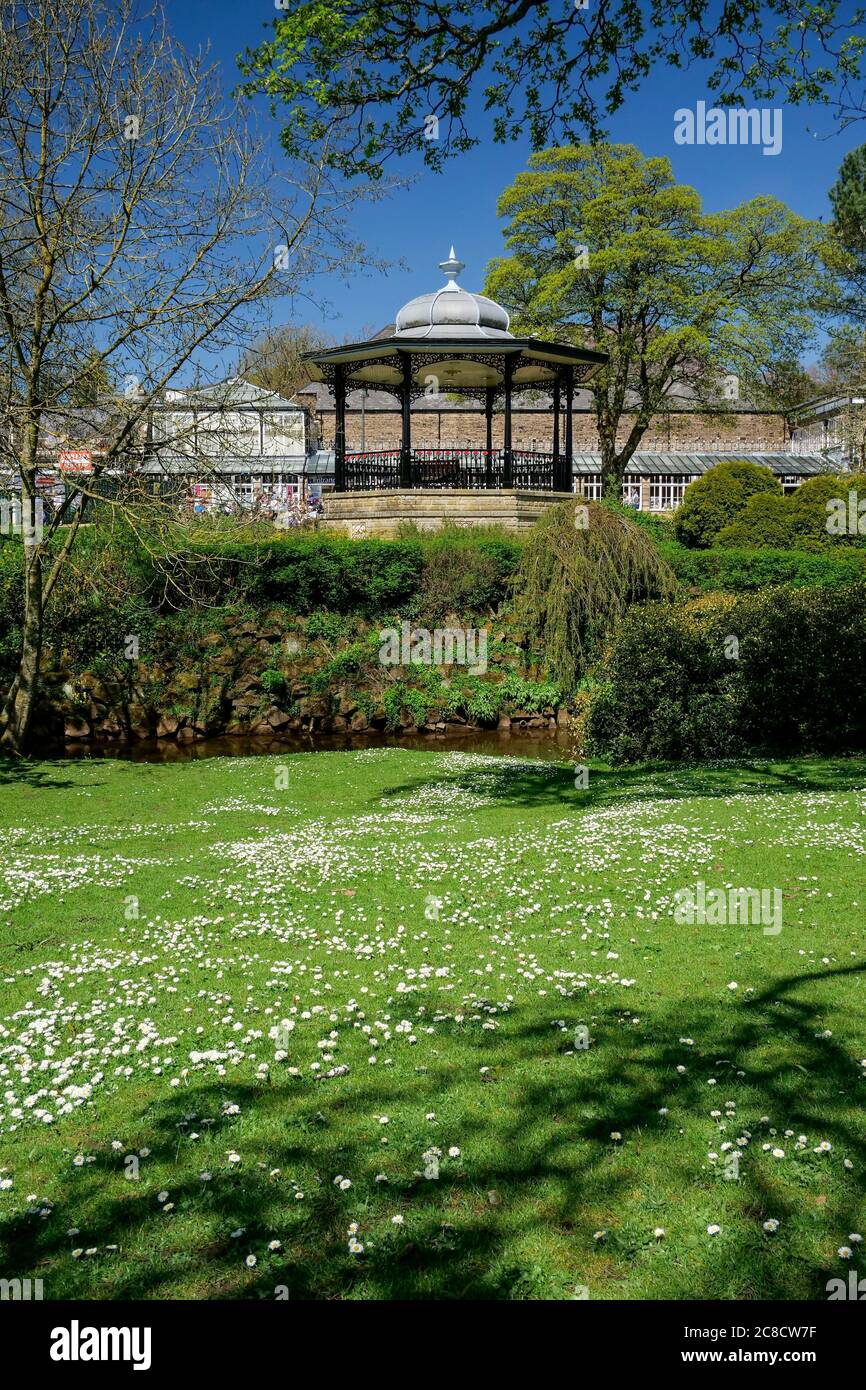 Spa town of Buxton in the Peak District Derbyshire England Stock Photo ...