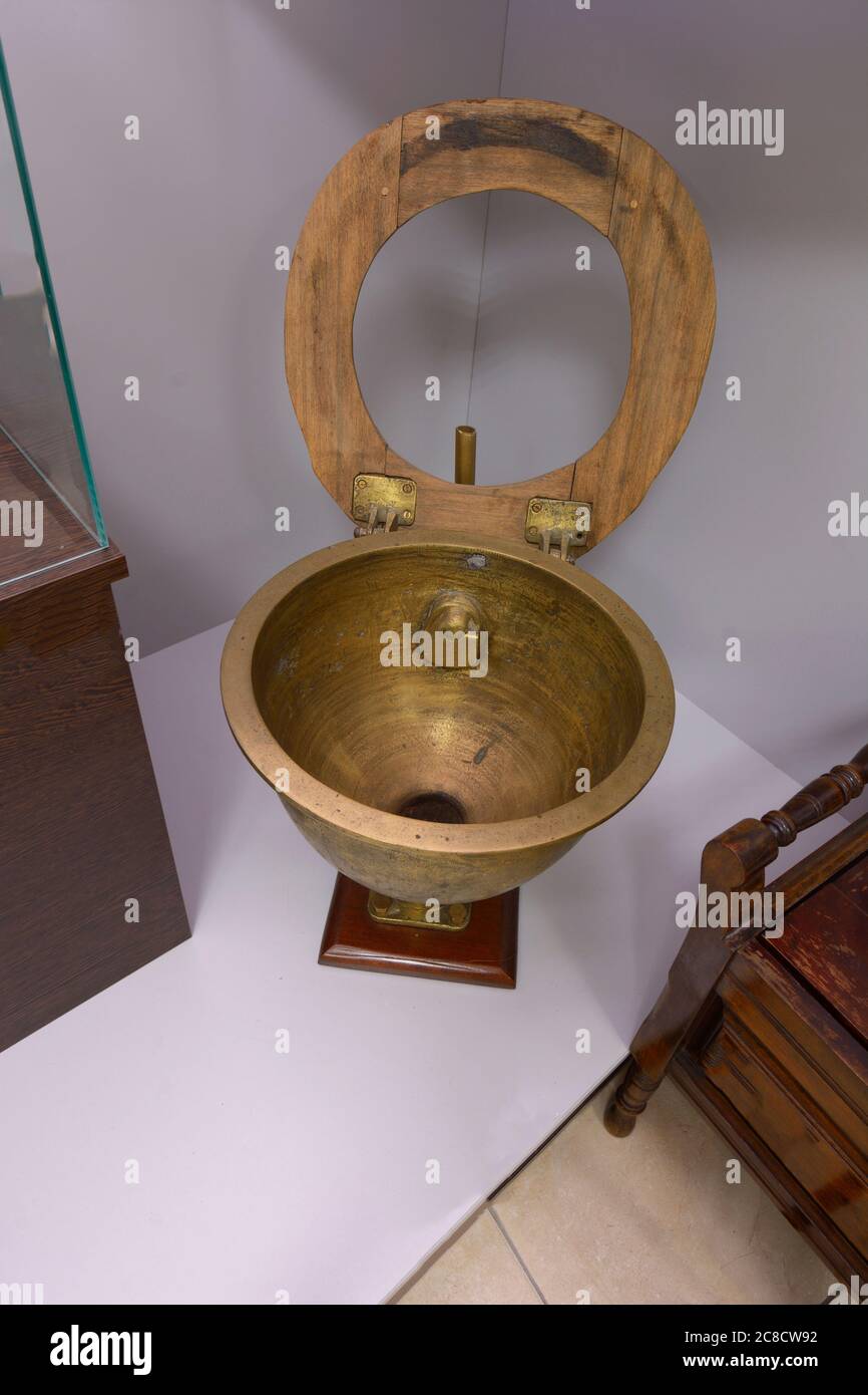 The bowl valve of toilet, system of Brahma, designed in 19 century in ...