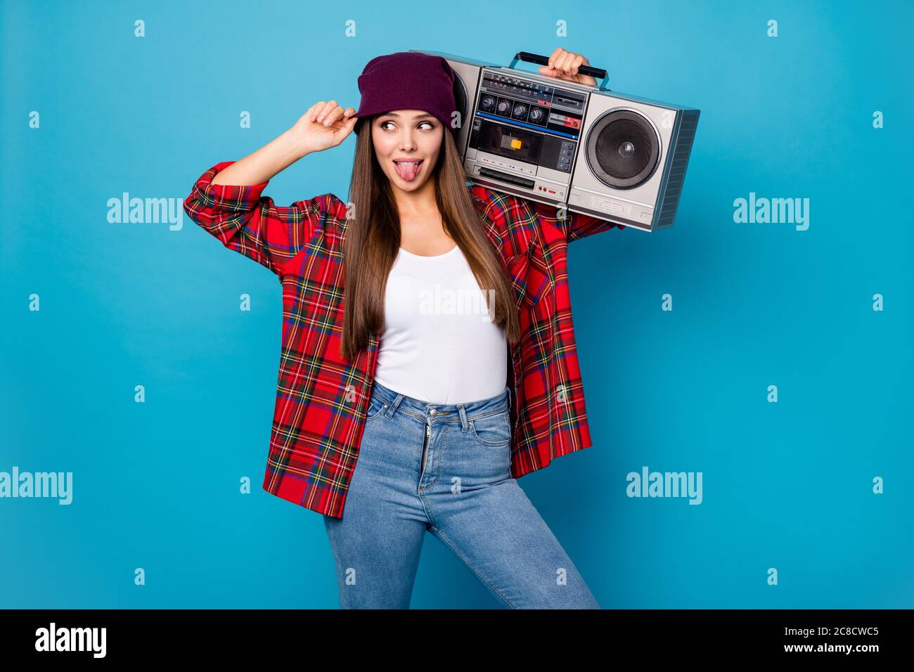 Portrait of her she nice attractive pretty funky cute comic naughty ...