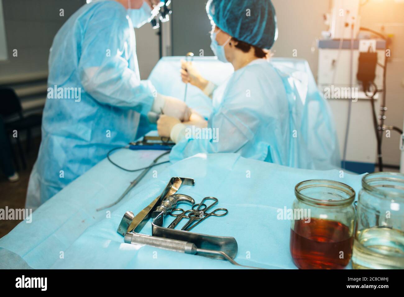 Instruments in the operating room Stock Photo - Alamy