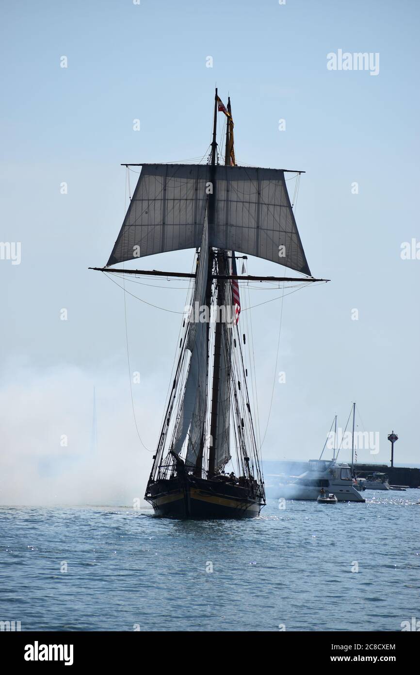 Boat water cannons hi-res stock photography and images - Alamy
