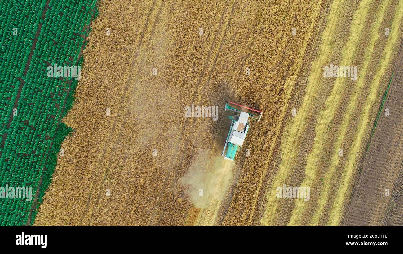 Three Field Farming Aerial High Resolution Stock Photography and Images ...