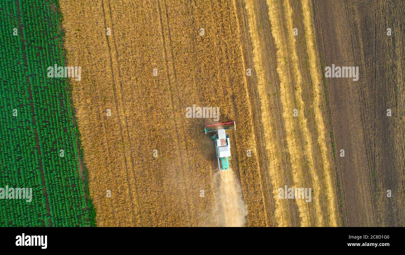 Three field farming aerial hi-res stock photography and images - Alamy