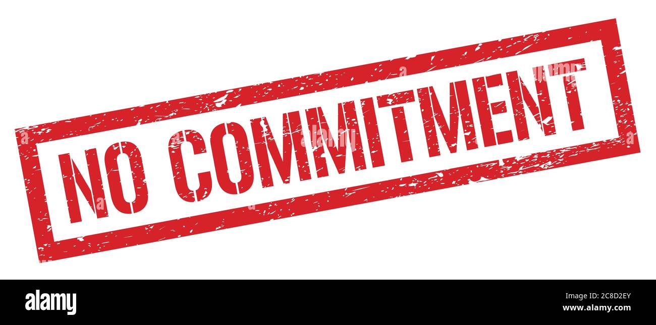 No commitment word hi-res stock photography and images - Alamy