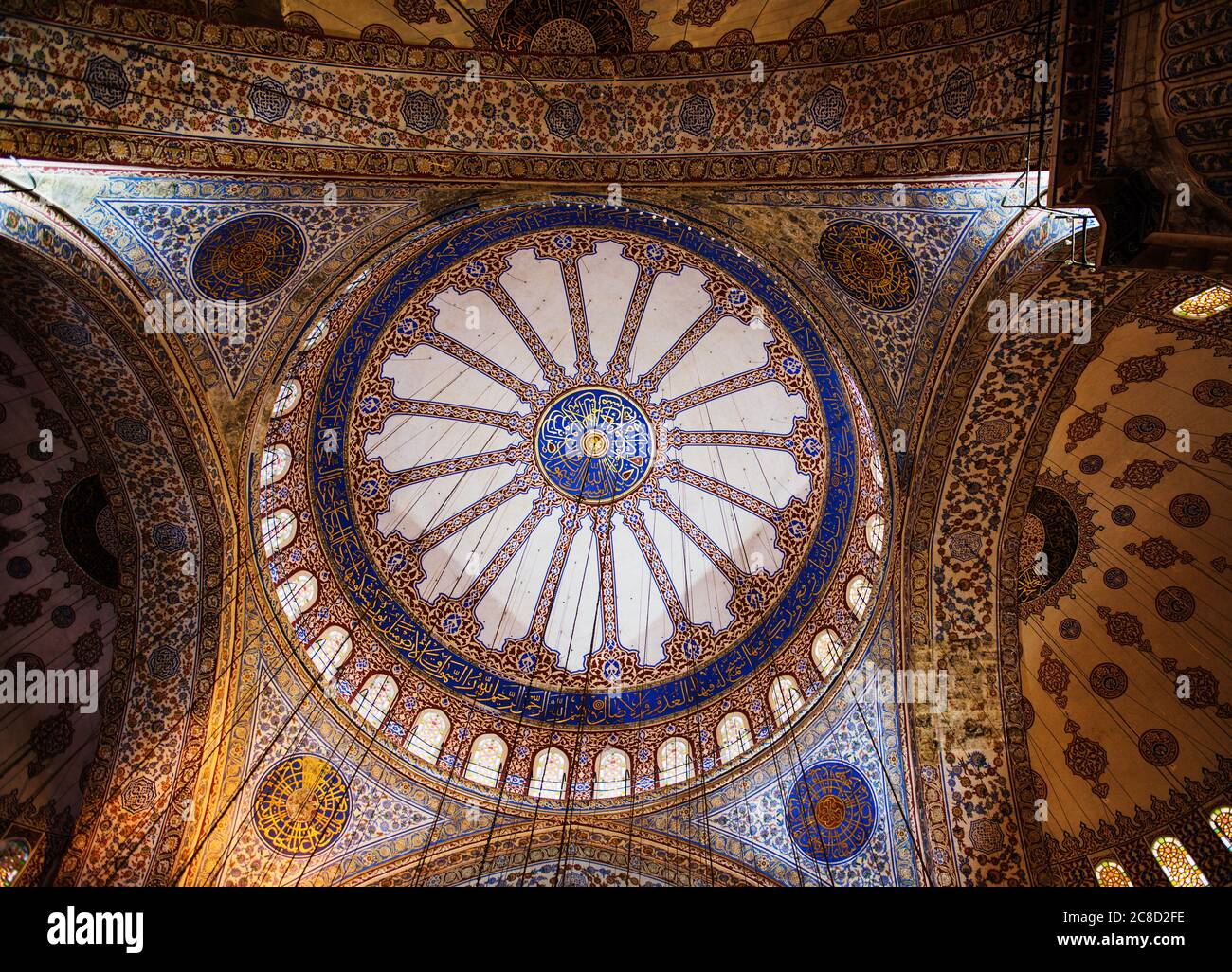 Blue mosque istanbul turkey ceiling hi-res stock photography and images ...
