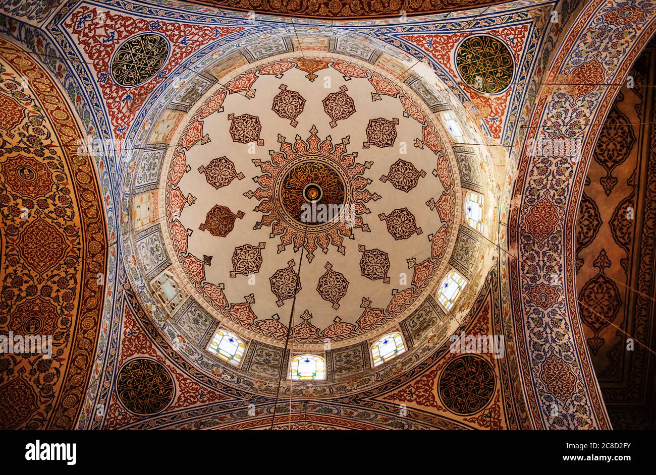Blue mosque istanbul turkey ceiling hi-res stock photography and images ...