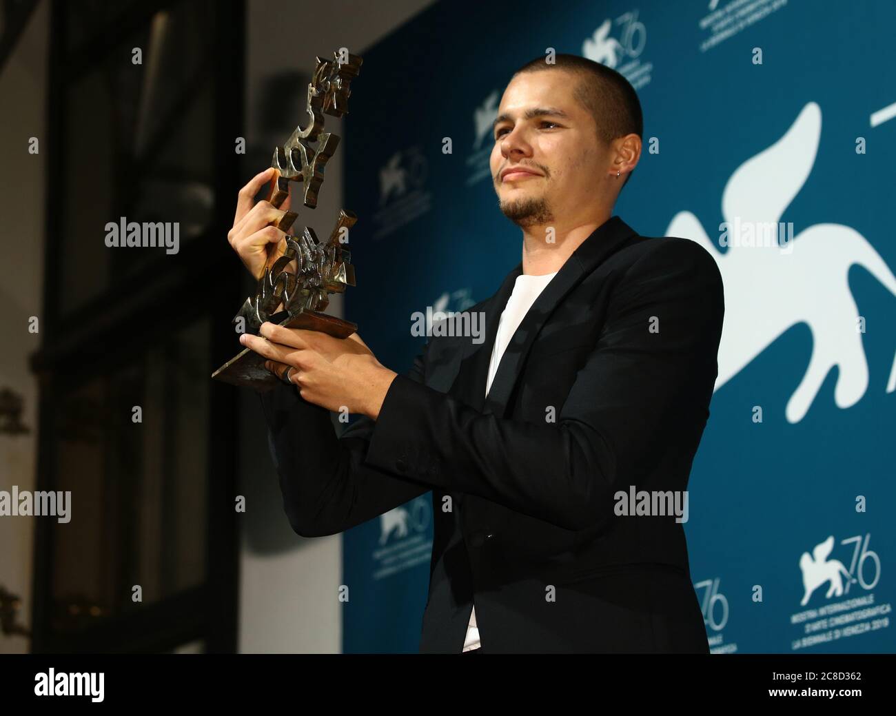 VENICE, ITALY - SEPTEMBER 07: Toby Wallace poses with the Marcello ...