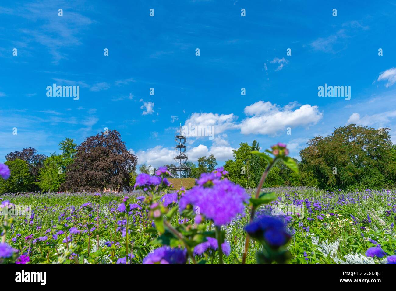 Höhenpark Killesberg or Park Killesberg, capital city Stuttgart, Baden ...