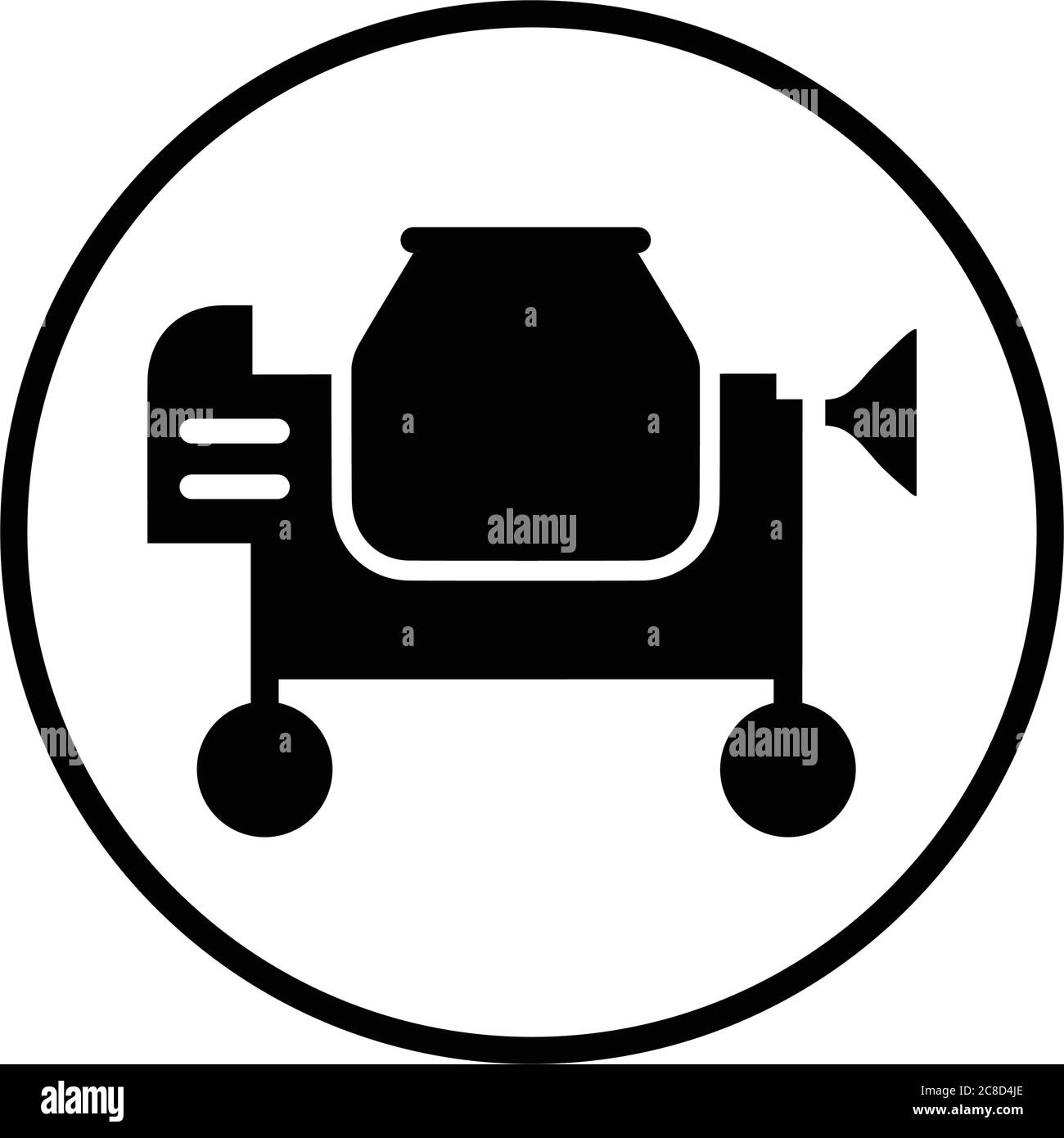 Mixing symbol Black and White Stock Photos & Images - Alamy