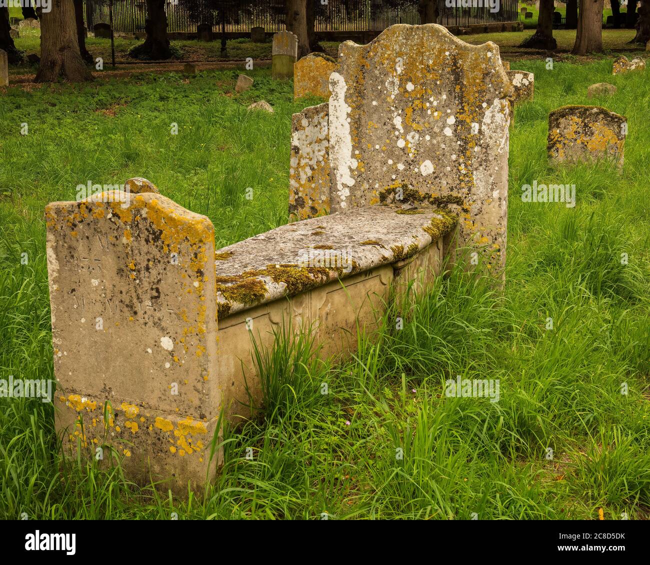 Old weathered gravestone in English cemetery Stock Photo - Alamy