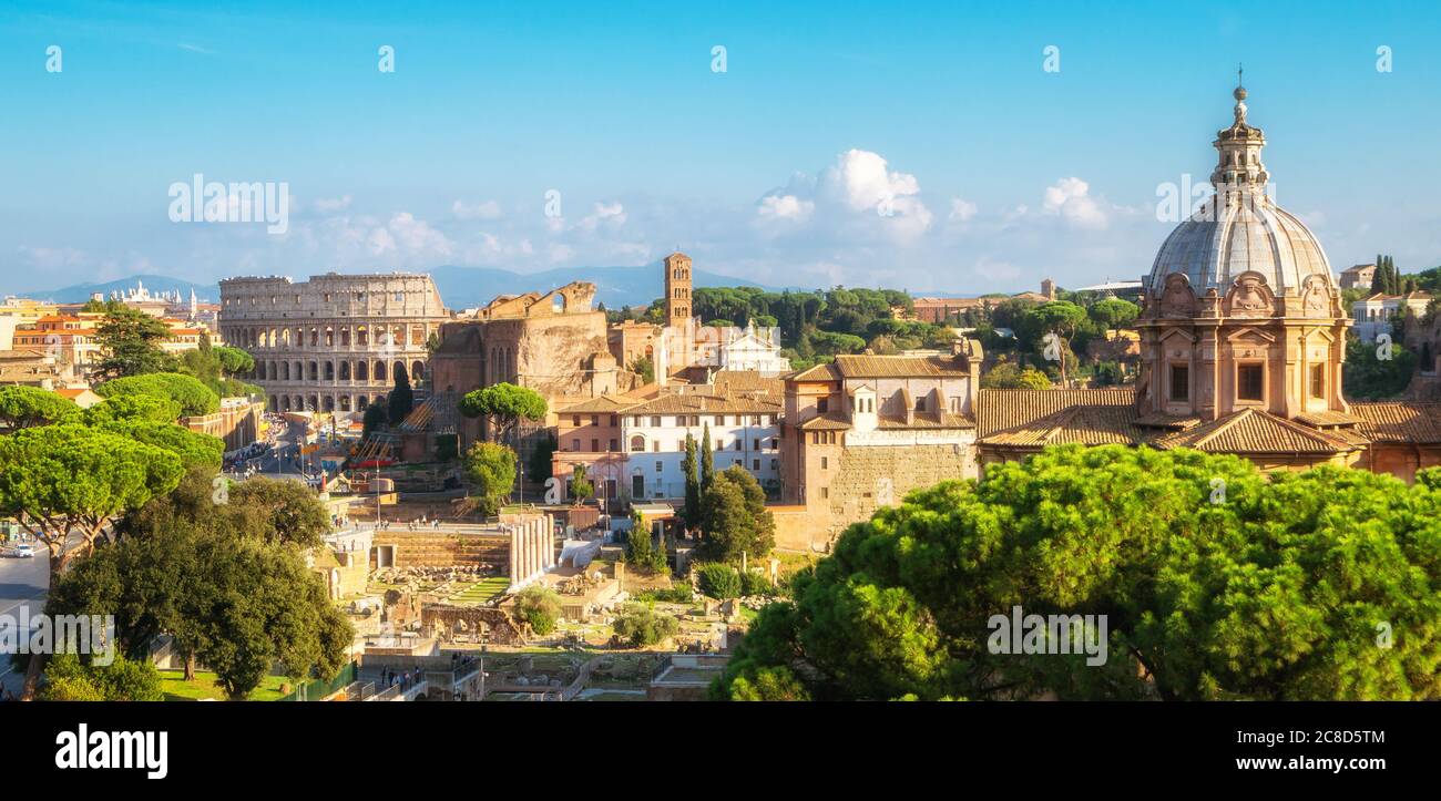 Aerial colosseum rome hi-res stock photography and images - Alamy