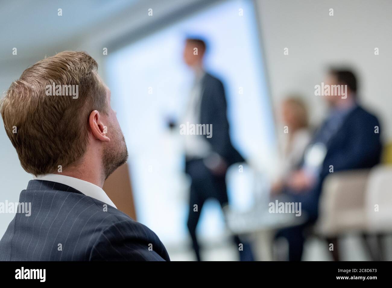Business and Academic Conference Event Stock Photo - Alamy