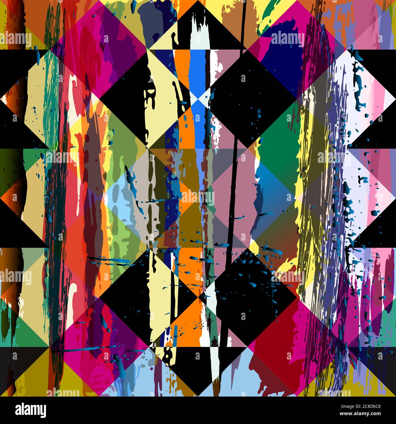 Abstract industrial painting Stock Vector Images - Alamy