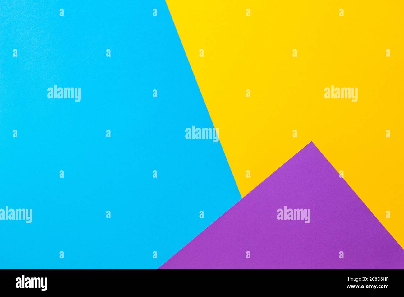 Color papers geometry flat composition background with yellow purple ...