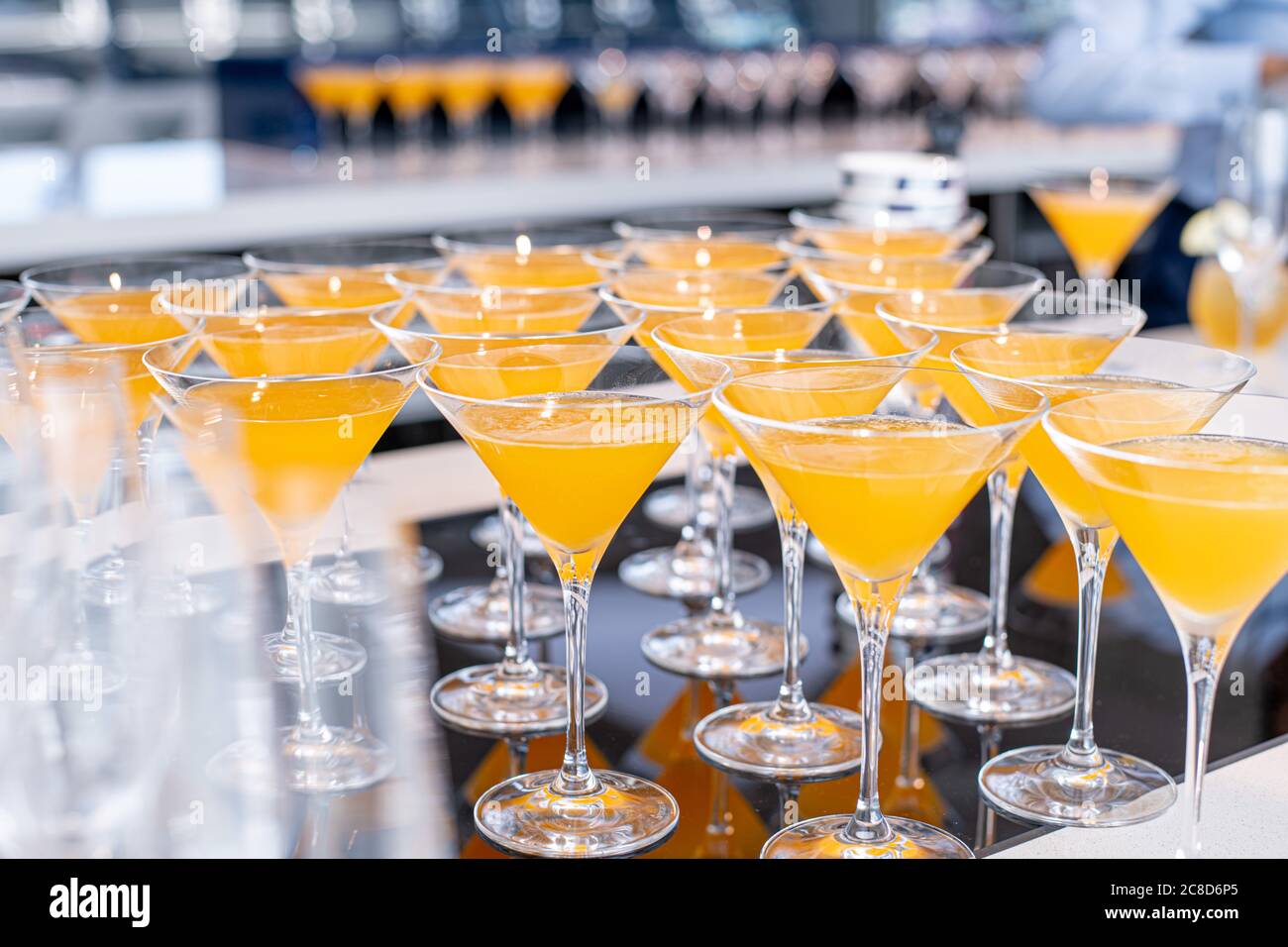 Food and drink for receptions, corporate events and weddings Stock ...