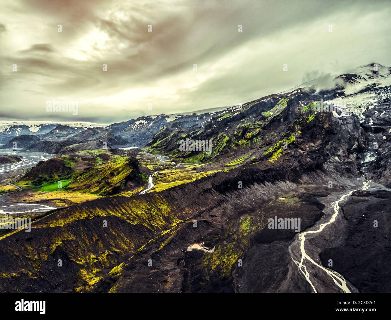 Thorsmork National Park In Iceland High Resolution Stock Photography ...