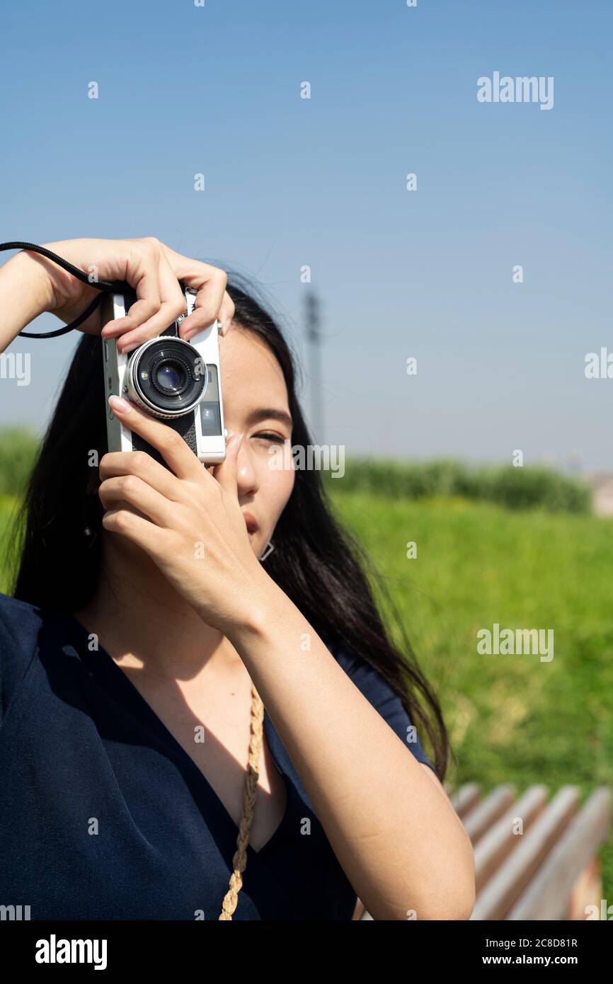 Raise the camera hi-res stock photography and images - Alamy