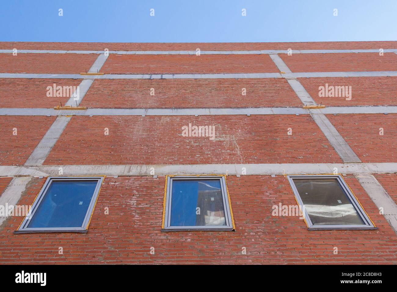 The construction of the building is made of concrete frame and brick ...