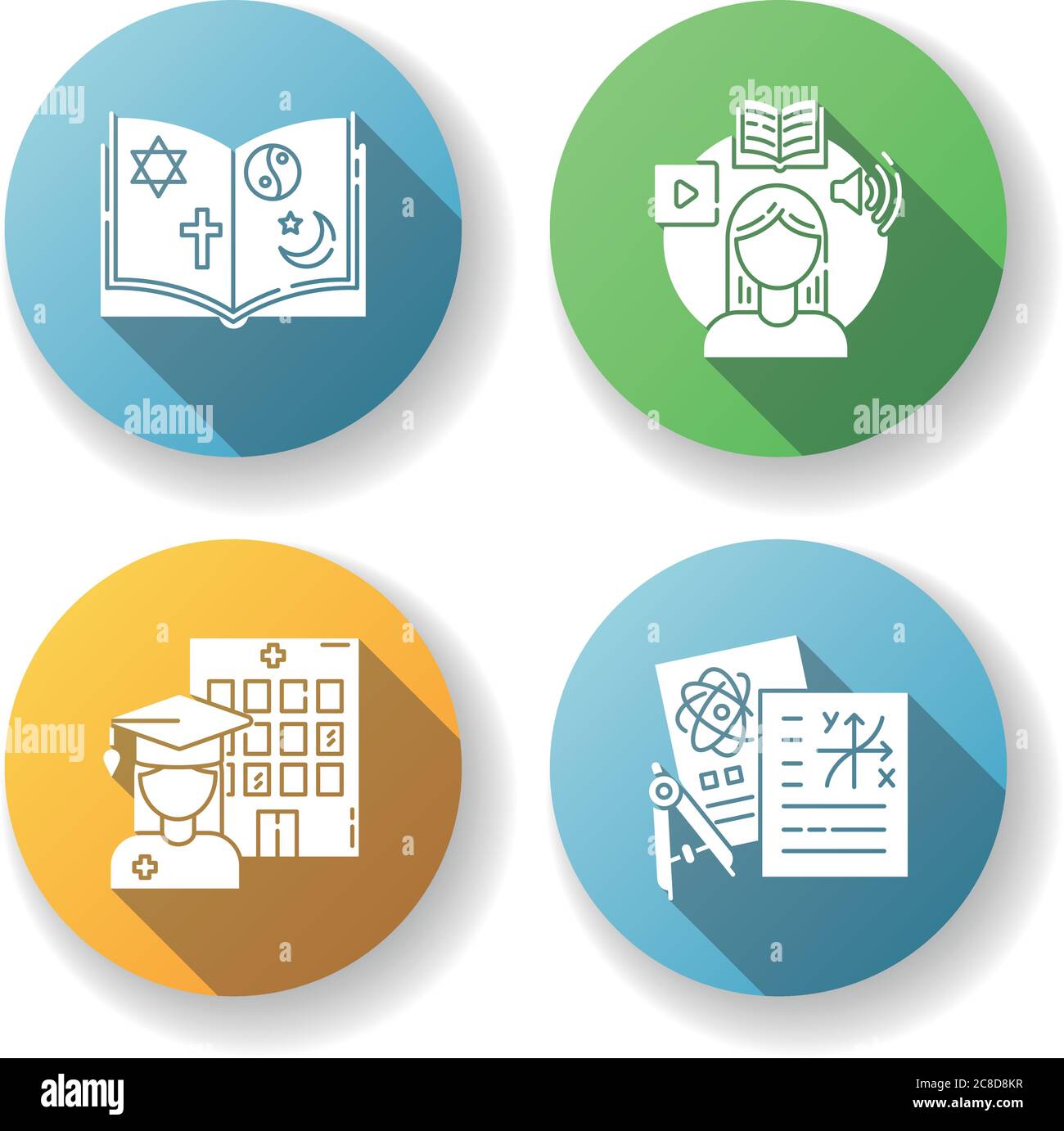 Religious items school Stock Vector Images - Alamy