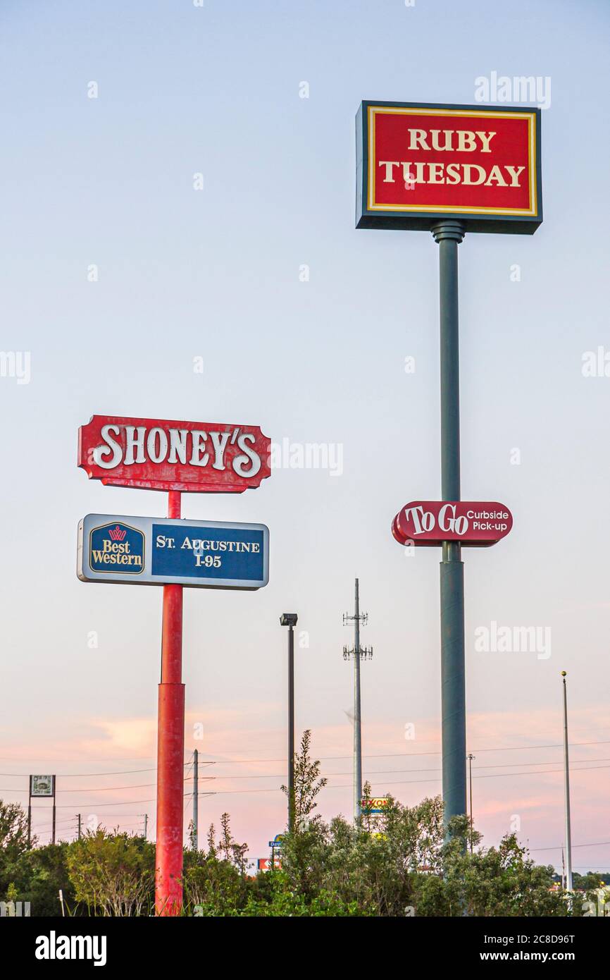 I 95 highway florida sign hi-res stock photography and images - Alamy